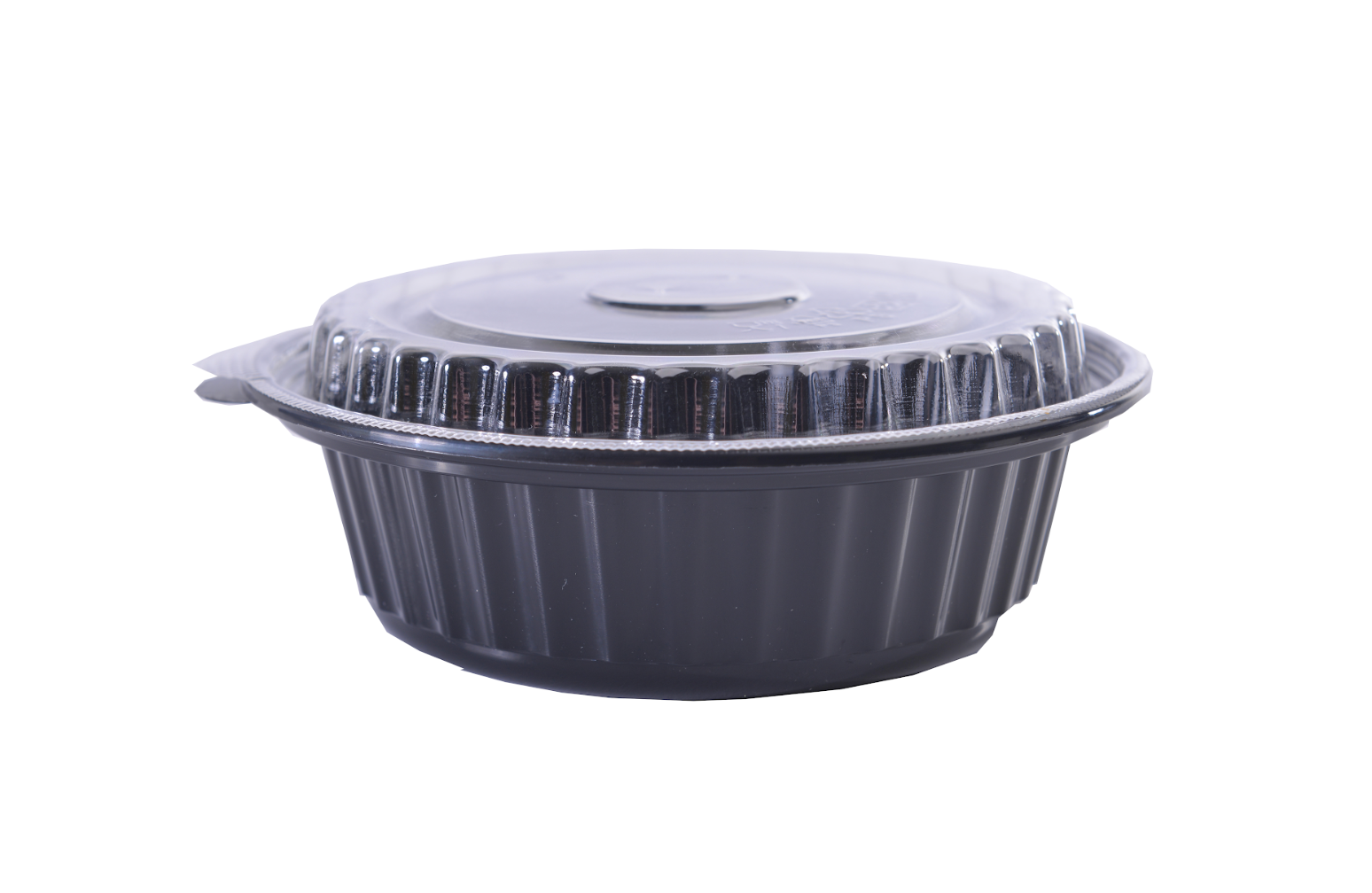 Black PP Round Microwavable Containers with Lids 16/24/32/40/48/64oz ...